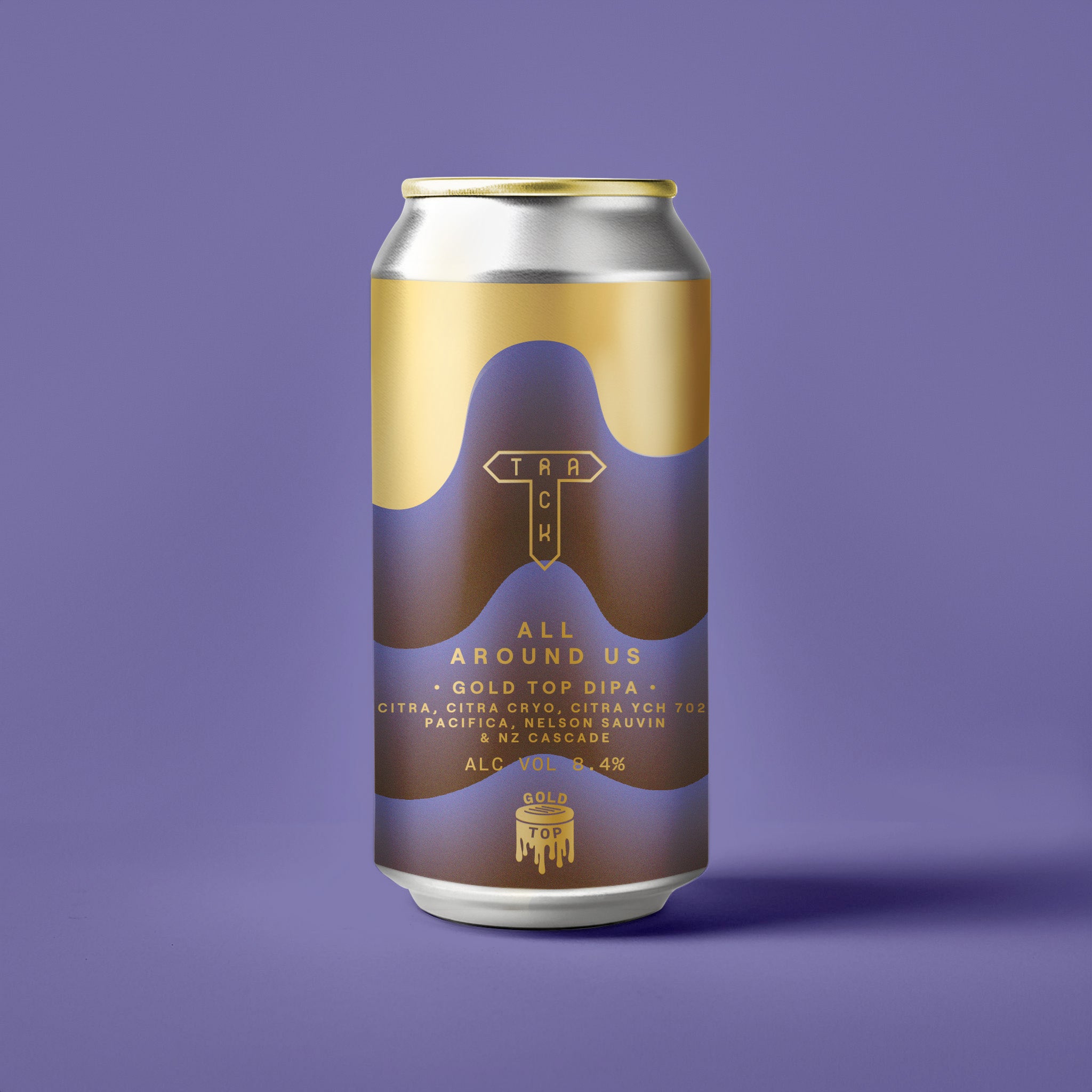 All Around Us | Gold Top DIPA w/ Citra, Citra 702, Citra Cryo, Pacific ...